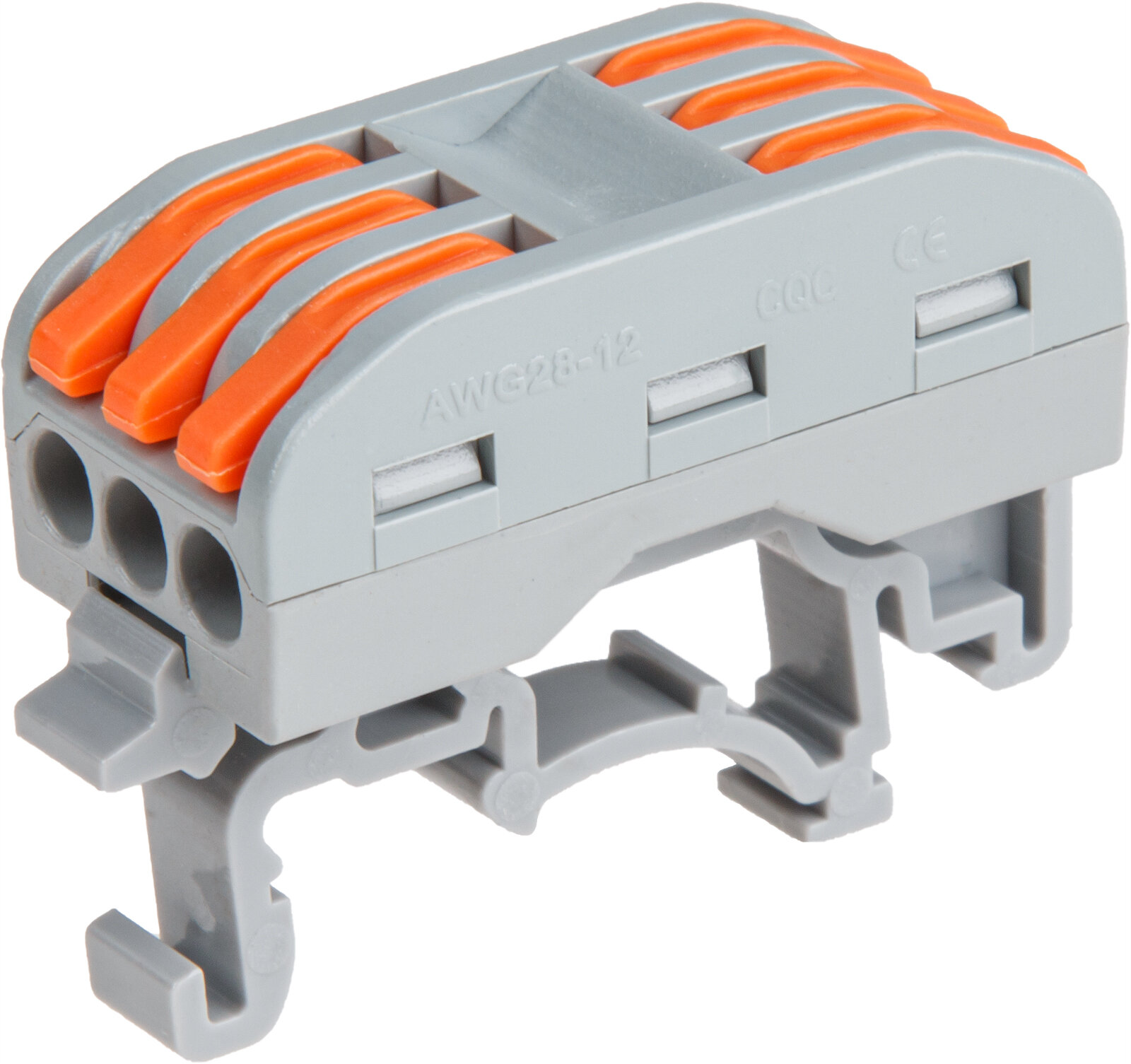 Клемма проходная юпитер СК-223D, 2,5 мм², 25 штук, (JP7201-14)