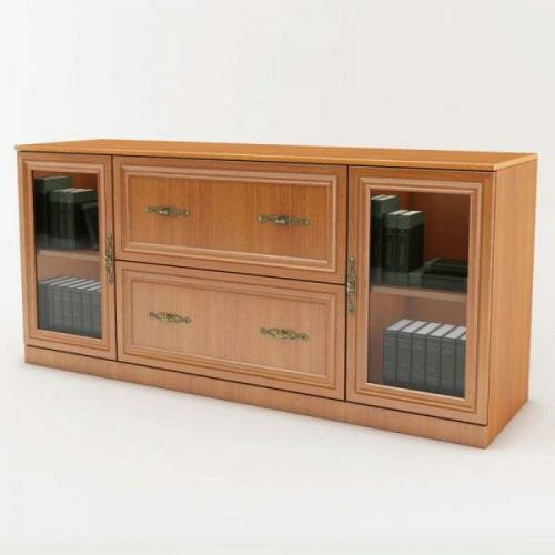 Комод МебельЛэнд24 Карлос - 039 160x45x75 с 2 ящиками