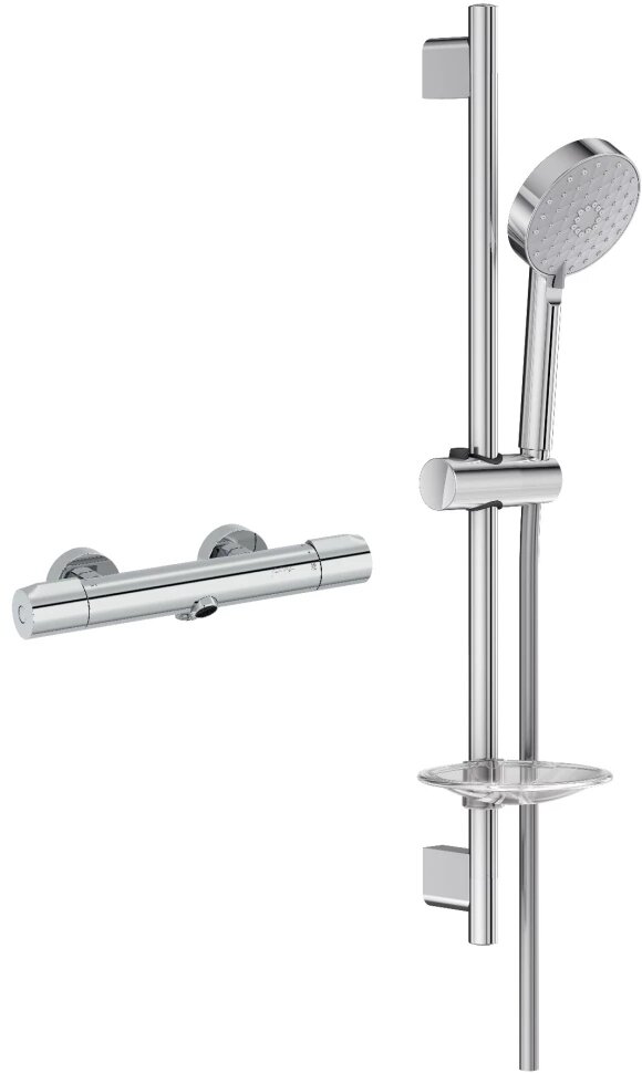 Термостат для ванны Jacob Delafon Metro E24395-CP + E99898RU-CP
