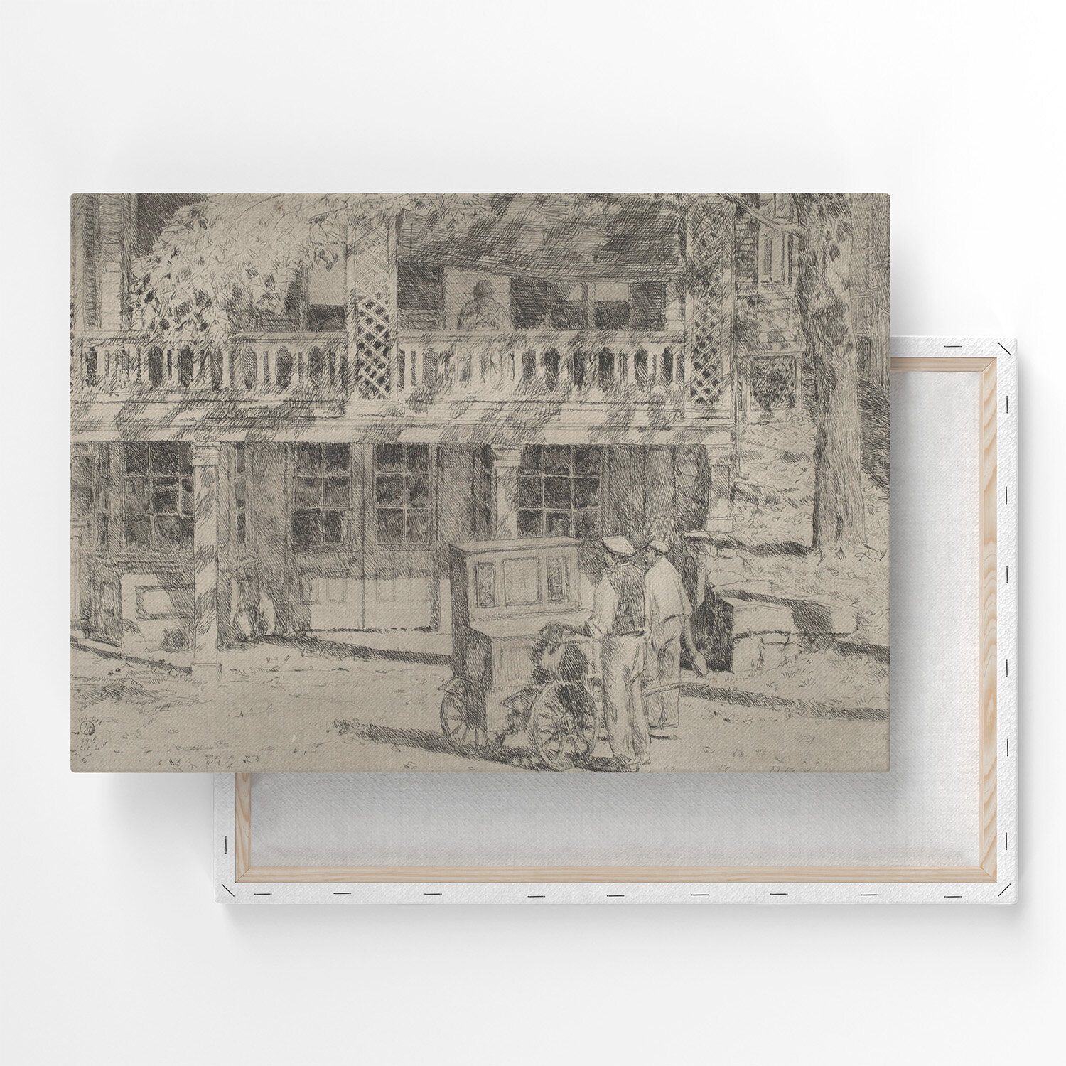 Картина на холсте, репродукция / Чайльд Гассам - Tobys, Cos Cob / Размер 30 x 40 см