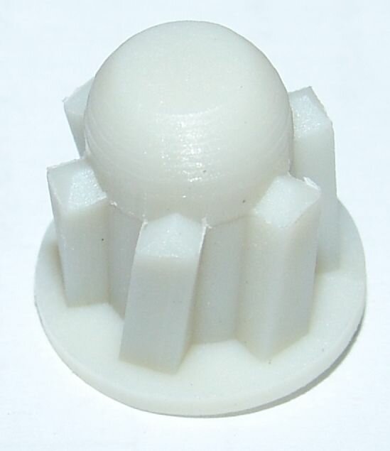 Втулка шнека для мясорубки Redmond, нр. Д-17мм, вн. Д-7мм, зубья 6шт, 074A