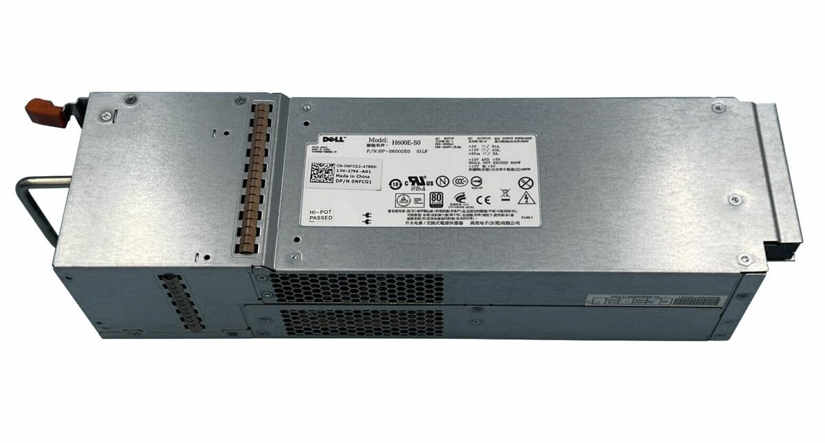 Блок питания Dell HP-S6002E0-01LF 0NFCG1 S6002E0 600Вт ATX. Товар уцененный