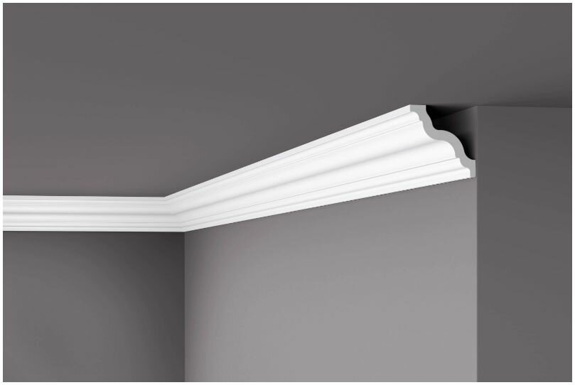 Карниз из полистирола NMC GR (85*80*2000мм), комплект 10шт.