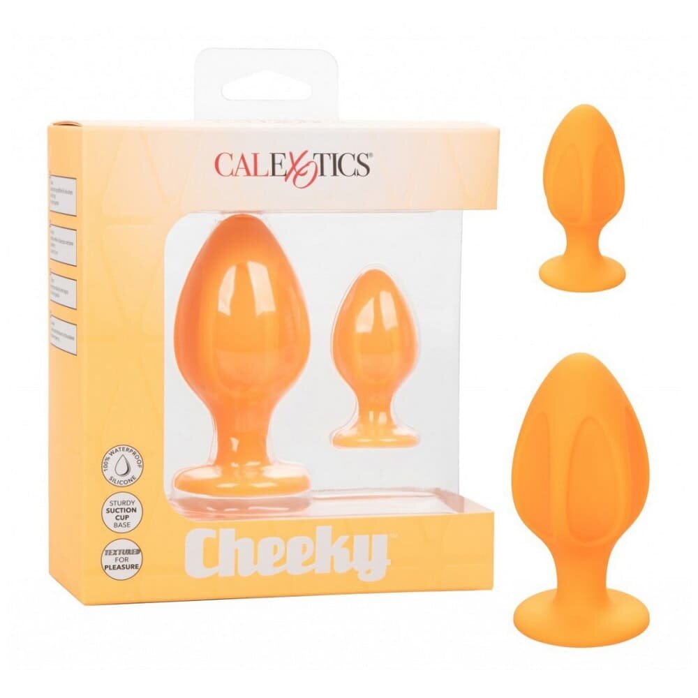 Набор анальных пробок California Exotic Novelties Cheeky 2 шт, силикон