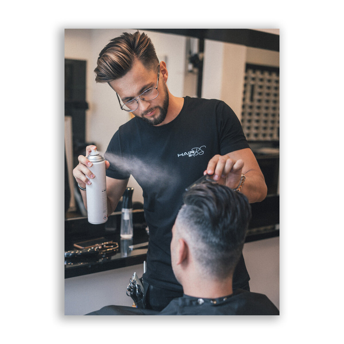 Постер, плакат на бумаге / Для Барбершопа / Размер 30 x 40 см