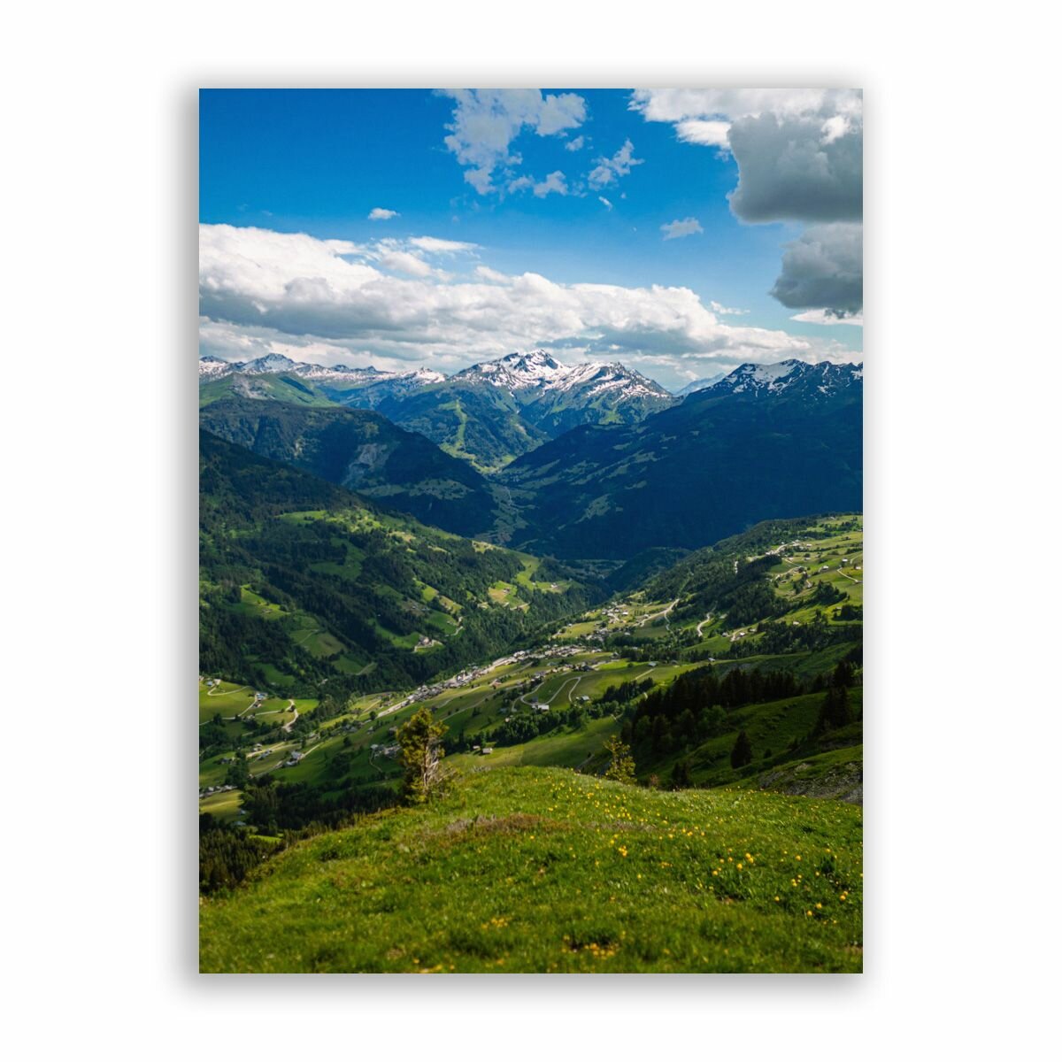 Постер, плакат на бумаге / Природа Франции - Пейзаж / Размер 30 x 40 см