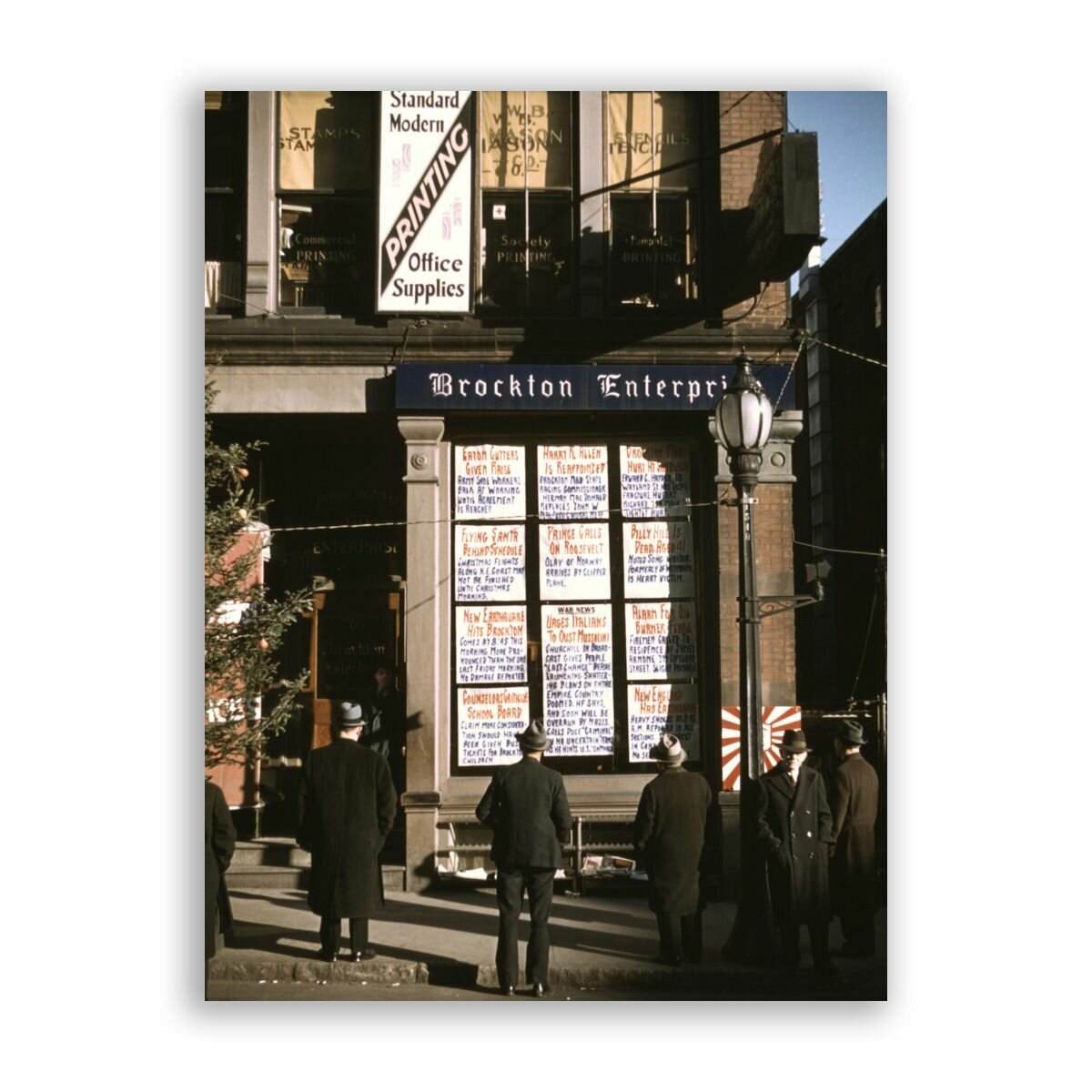 Постер, плакат на бумаге / Американские ретро города / Размер 30 x 40 см