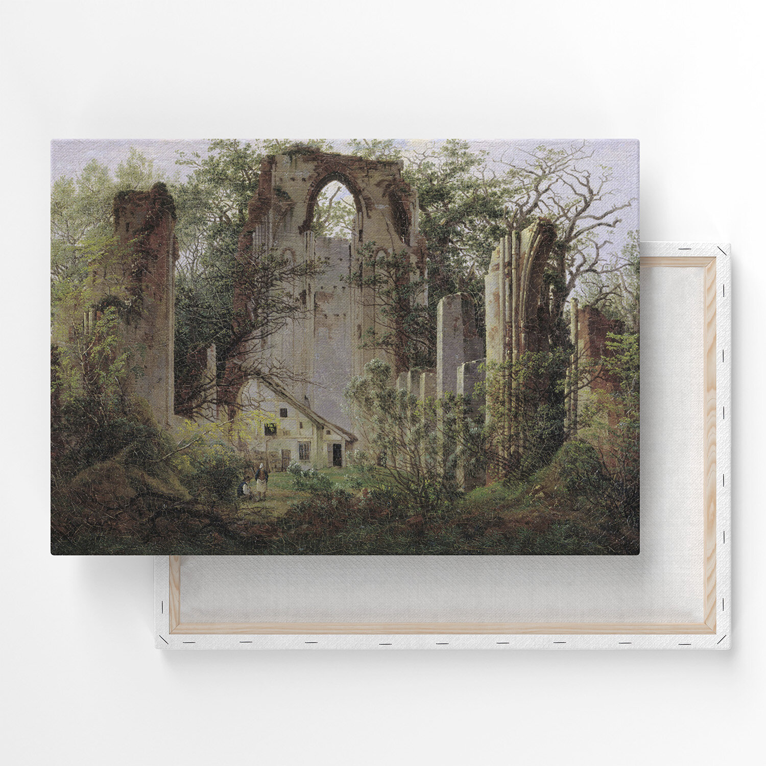 Картина на холсте, репродукция / Каспар Давид Фридрих - Ruined Monastery of Eldena / Размер 30 x 40 см