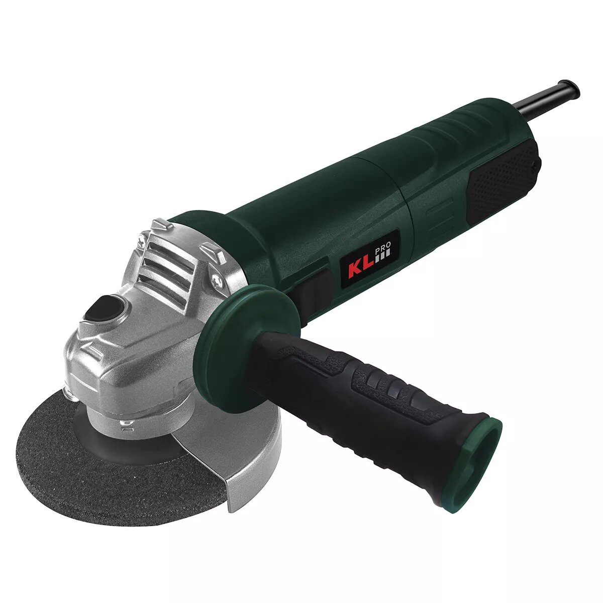 Профессиональная ушм (болгарка) KLPRO KLAT11511 c регулировкой оборотов (сеть, 1100Вт, 125мм, 3000-11000об/мин)