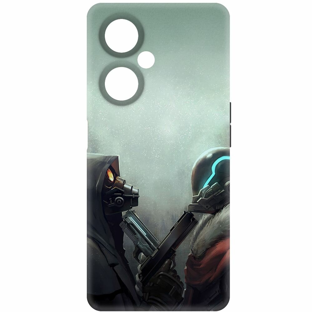 Чехол-накладка Krutoff Soft Case Cтандофф 2 (Standoff 2) - Противостояние для OnePlus Nord CE 3 Lite черный