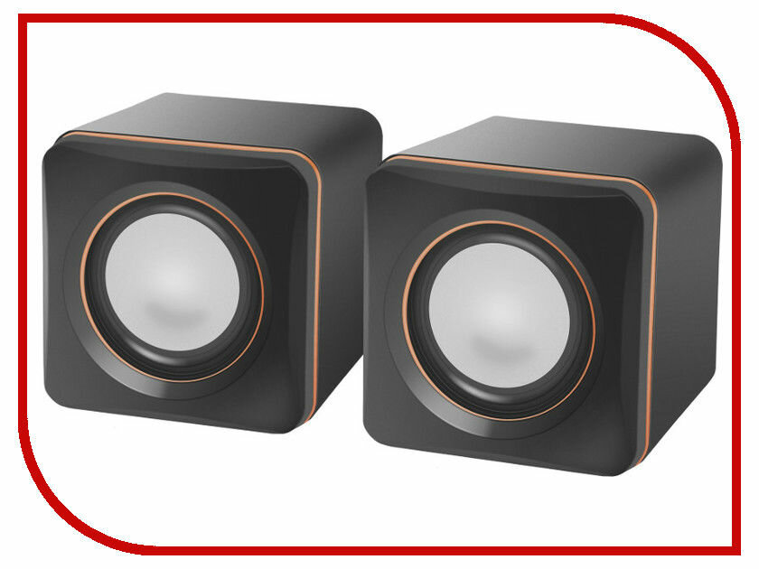 Колонки 2.0 Defender SPK-33 RMS 5W, black