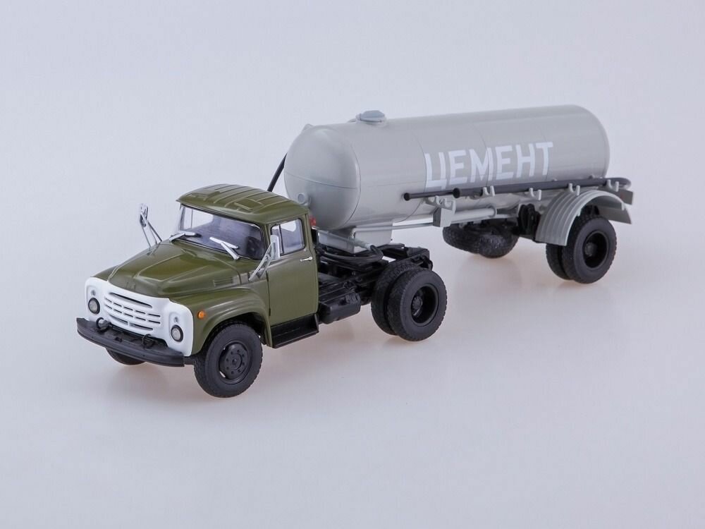 Масштабная модель ЗИЛ-130В1 с полуприцепом ТЦ-4