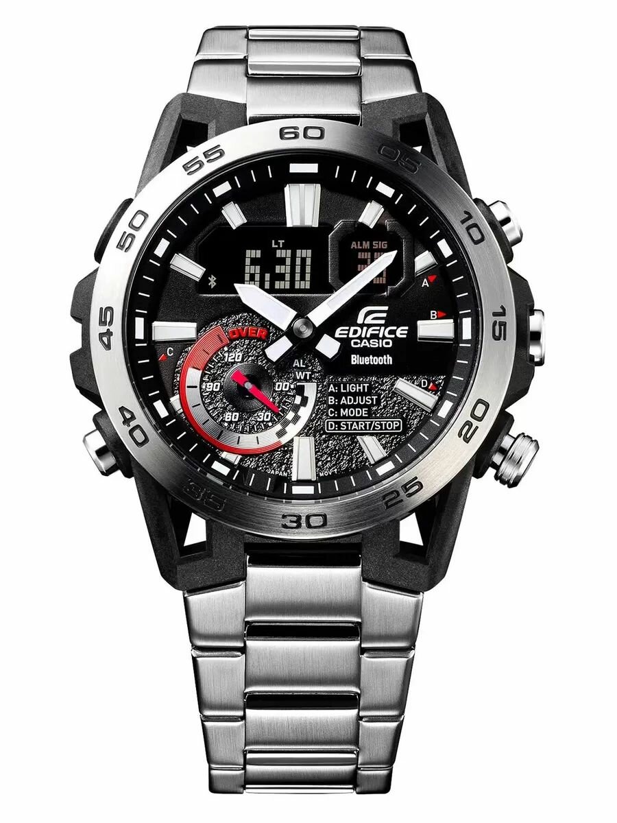 Наручные часы CASIO Edifice, черный/серебристый — фото 1