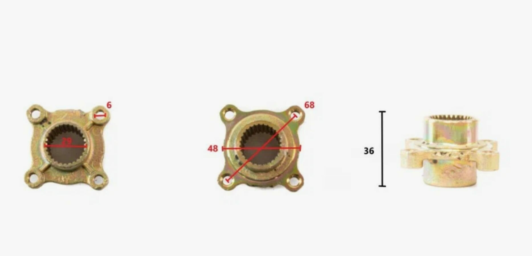 Крепление заднее тормозного диска/звезды ATV EAGLE/FOX/WILD/COYOTE