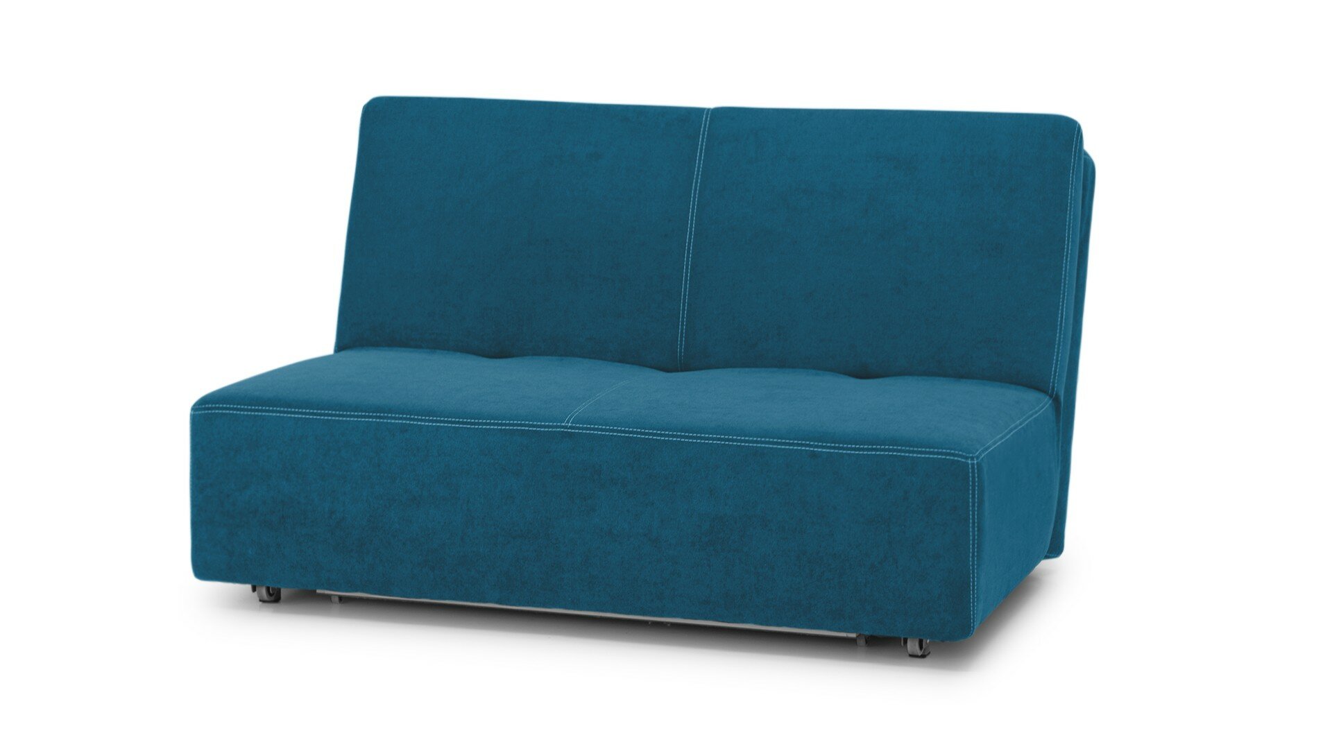 Диван Лорт Vivaldi 13 NEW 122x100x86 см, синий Велюр, аккордеон GOODFORM