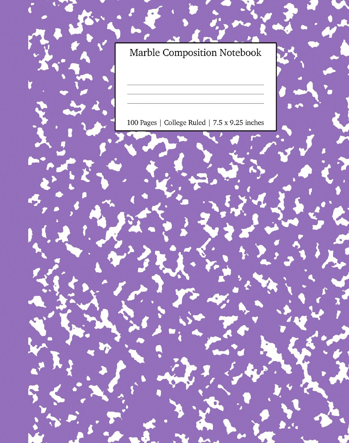 Marble Composition Notebook College Ruled