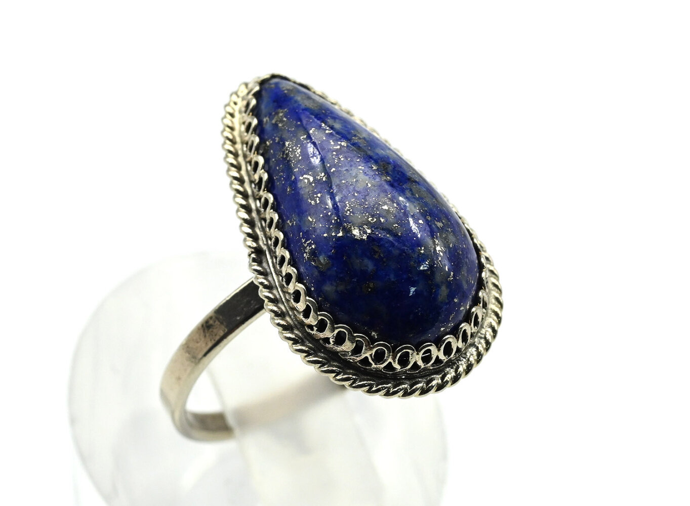 Кольцо, лазурит
