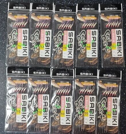 Оснастка на селедку (морская - сабики, самолов, самодур) SABIKI (комплект из 10 шт) Премиум качество