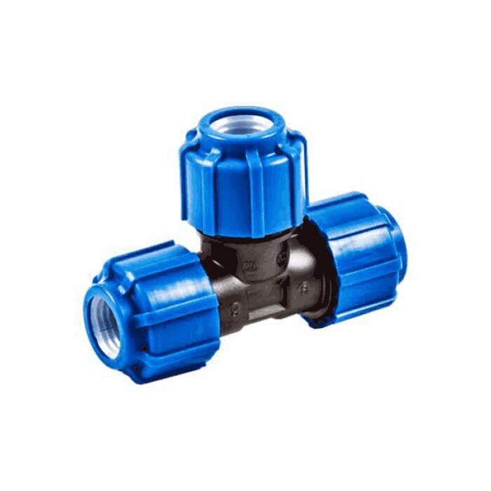 Тройник компрессионный ПЭ Дн 63 тпк-аква 50050063