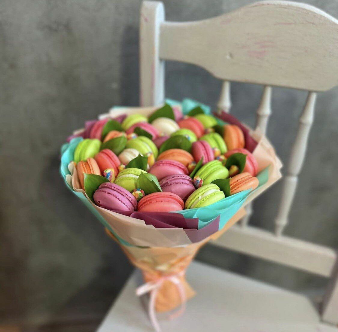 Букет из макарун