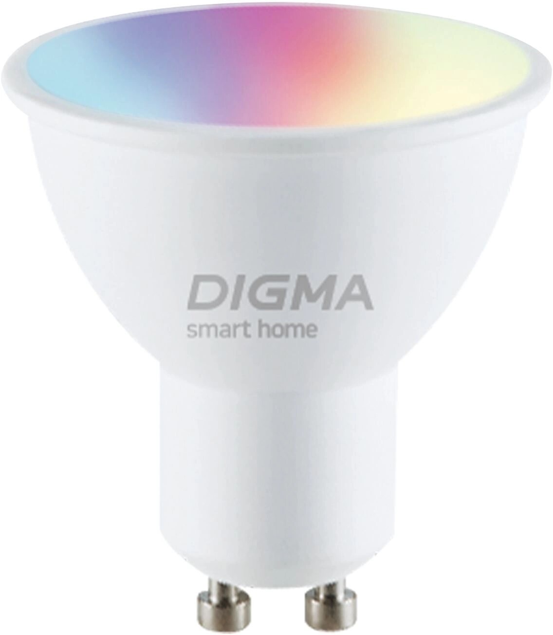 Умная лампа Digma L1 GU10 RGB (DLL1GU10) 5Вт 400lm Wi-Fi