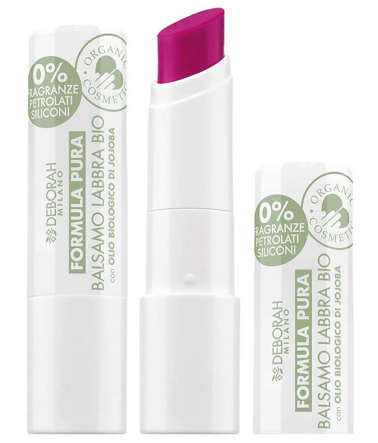 Помада-бальзам для губ Deborah Milano Formula Pura Lip Balm, тон 09 Лиловый, 3,75 г