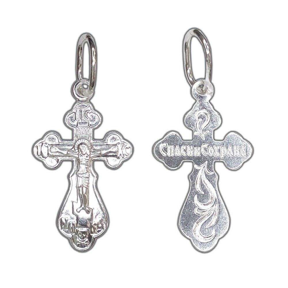 Крестик, серебро, 925 проба