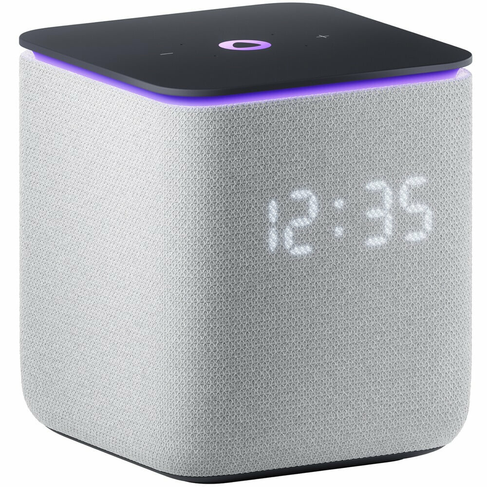 Умная колонка "Яндекс Станция Миди", с Алисой, LED дисплей, серая