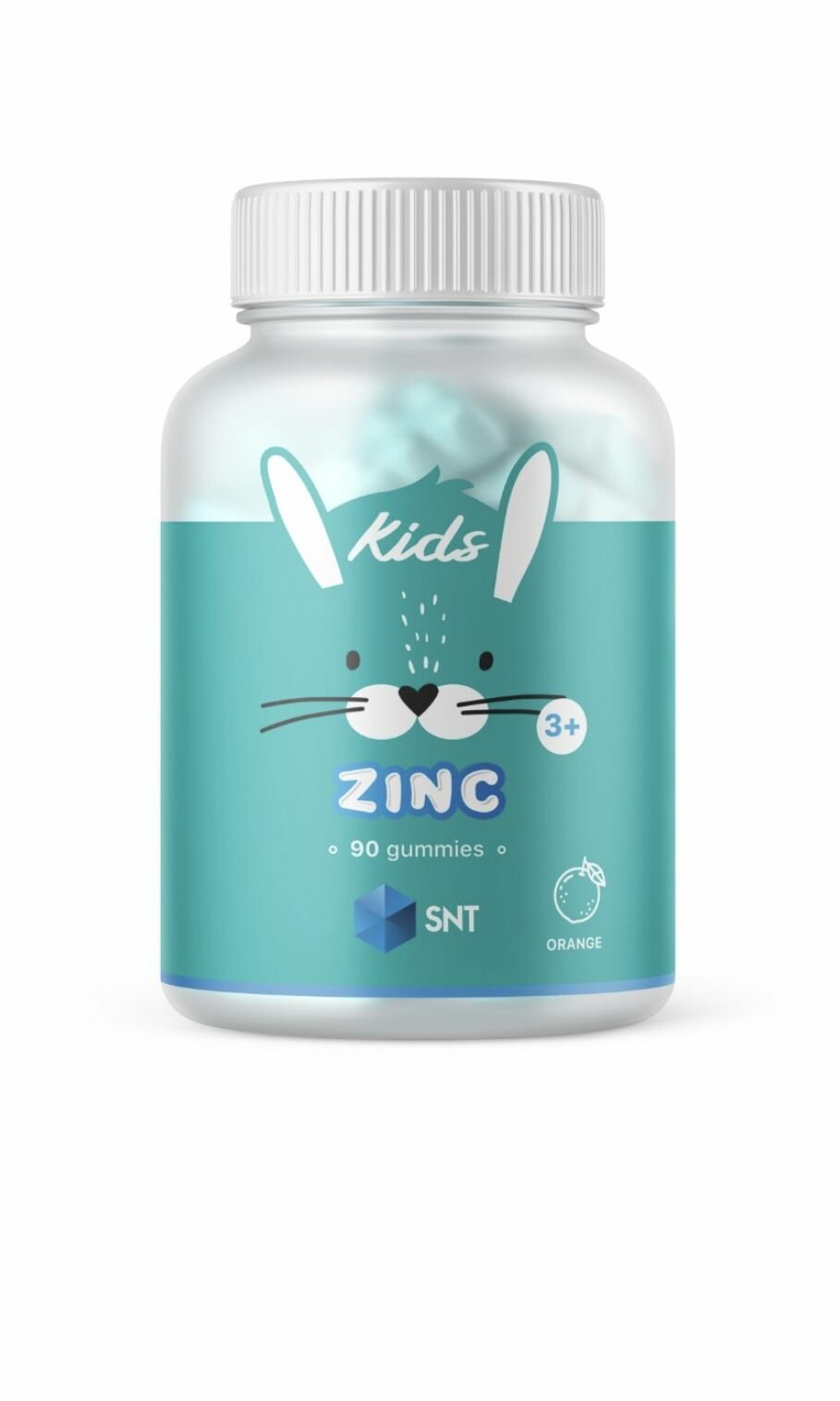 Цинк для Детей со Вкусом Апельсина SNT Kids Zinc Gummies 90 жевательных мармеладок
