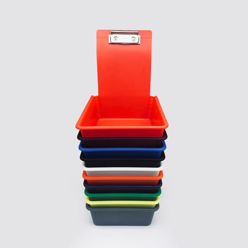 Комплект из 10 коробок для транспортировки моделей зубов JIN GUANG Metal Orange