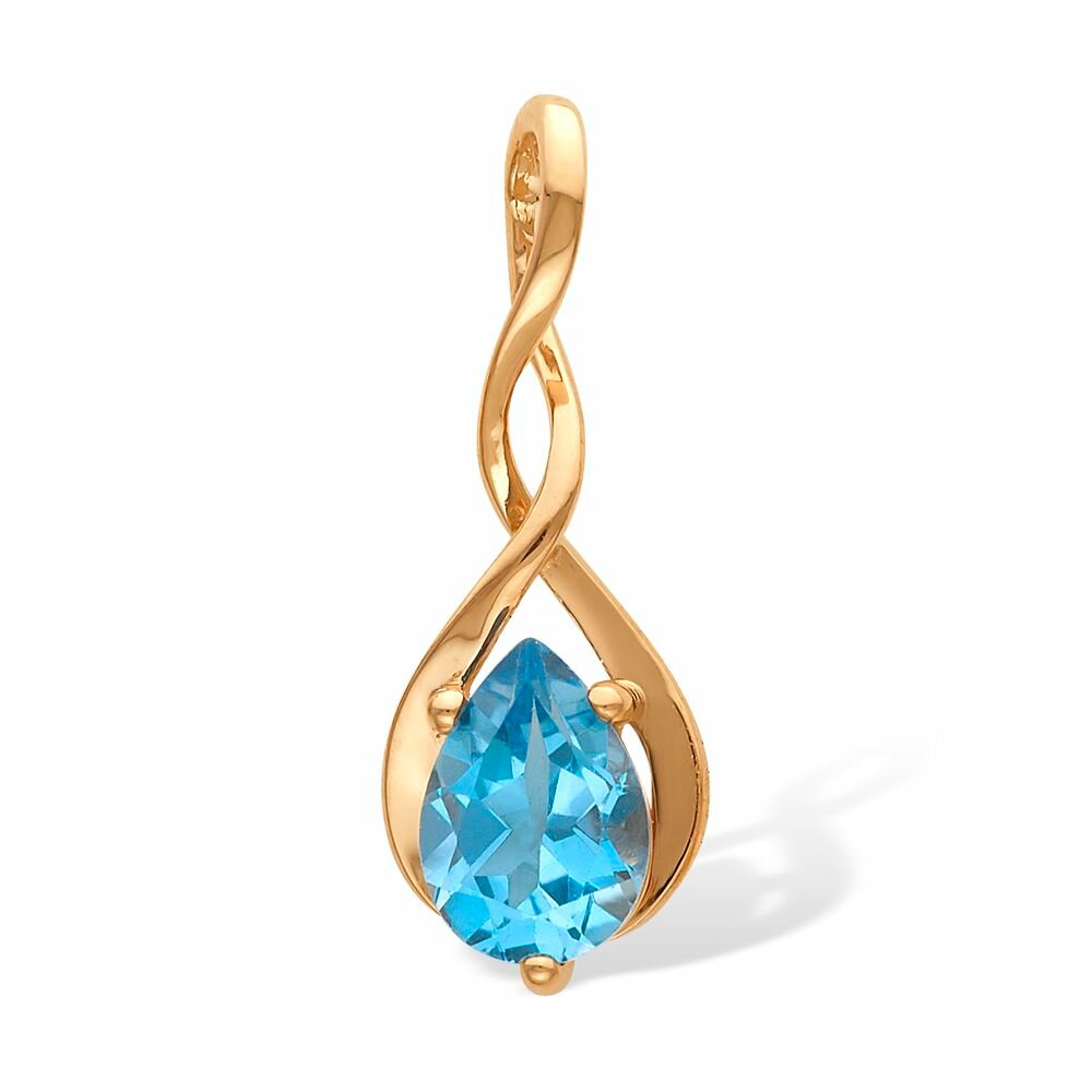 Подвеска, красное золото, 585 проба