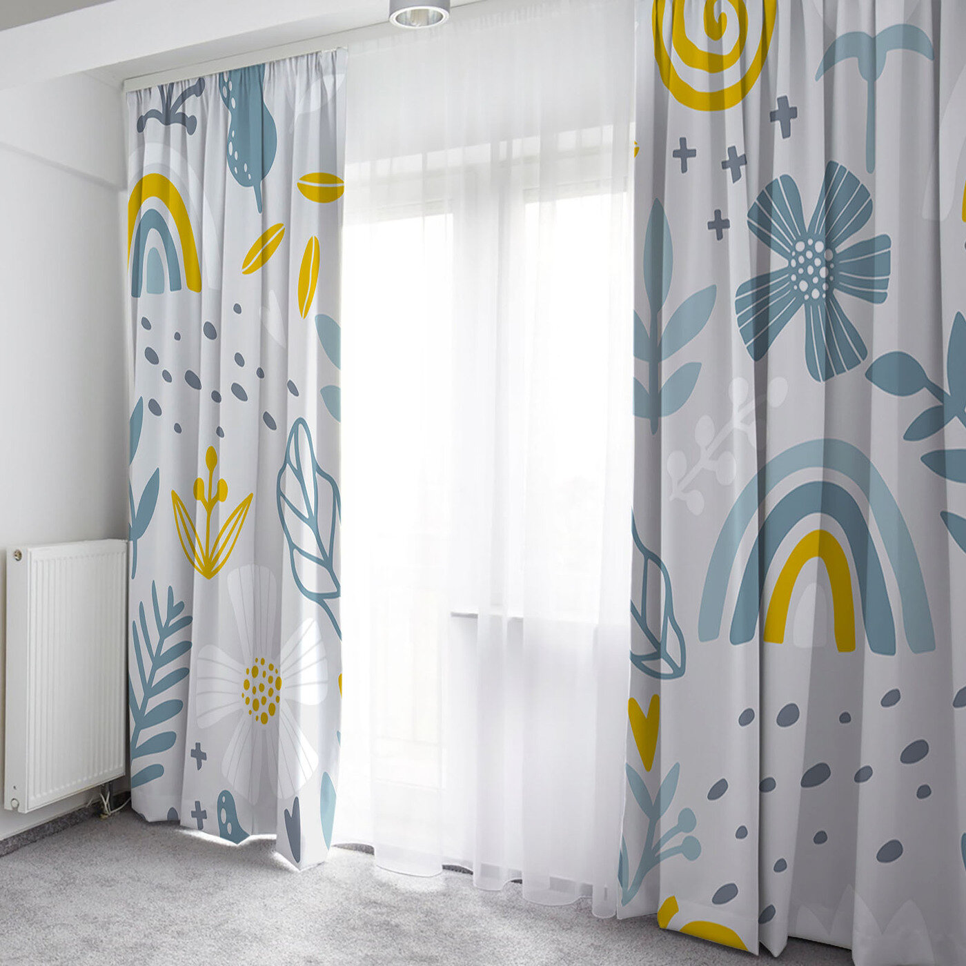 Шторы (фотошторы) из габардина, 290х220 см, Good Room