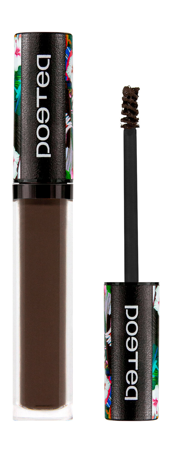 POETEQ Тушь оттеночная для бровей Eyebrow tint mascara Poeteq, 4 г, 54 темно- коричневый