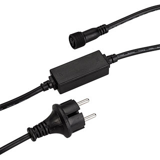 044774 Шнур питания ARD-ICICLE-CLASSIC-1.5M Black (230V, 1.6A) (Ardecoled, -)