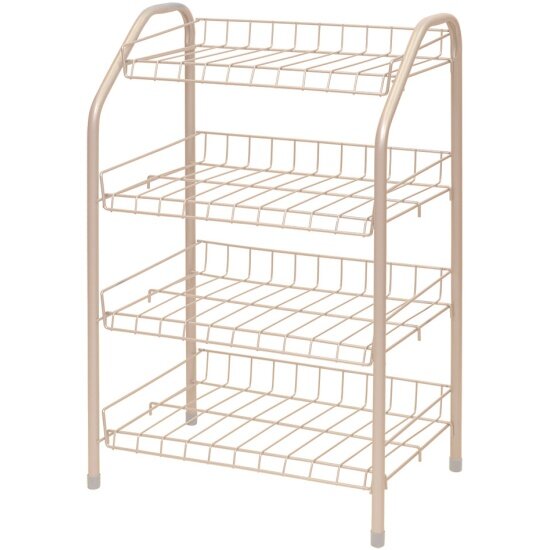 Этажерка Nika ЭТ2/БЖ бежевый металлик