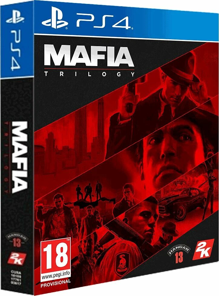 Видеоигра Mafia Trilogy для PS4, 3 диска, 1, 2, 3 части для PlayStation 4