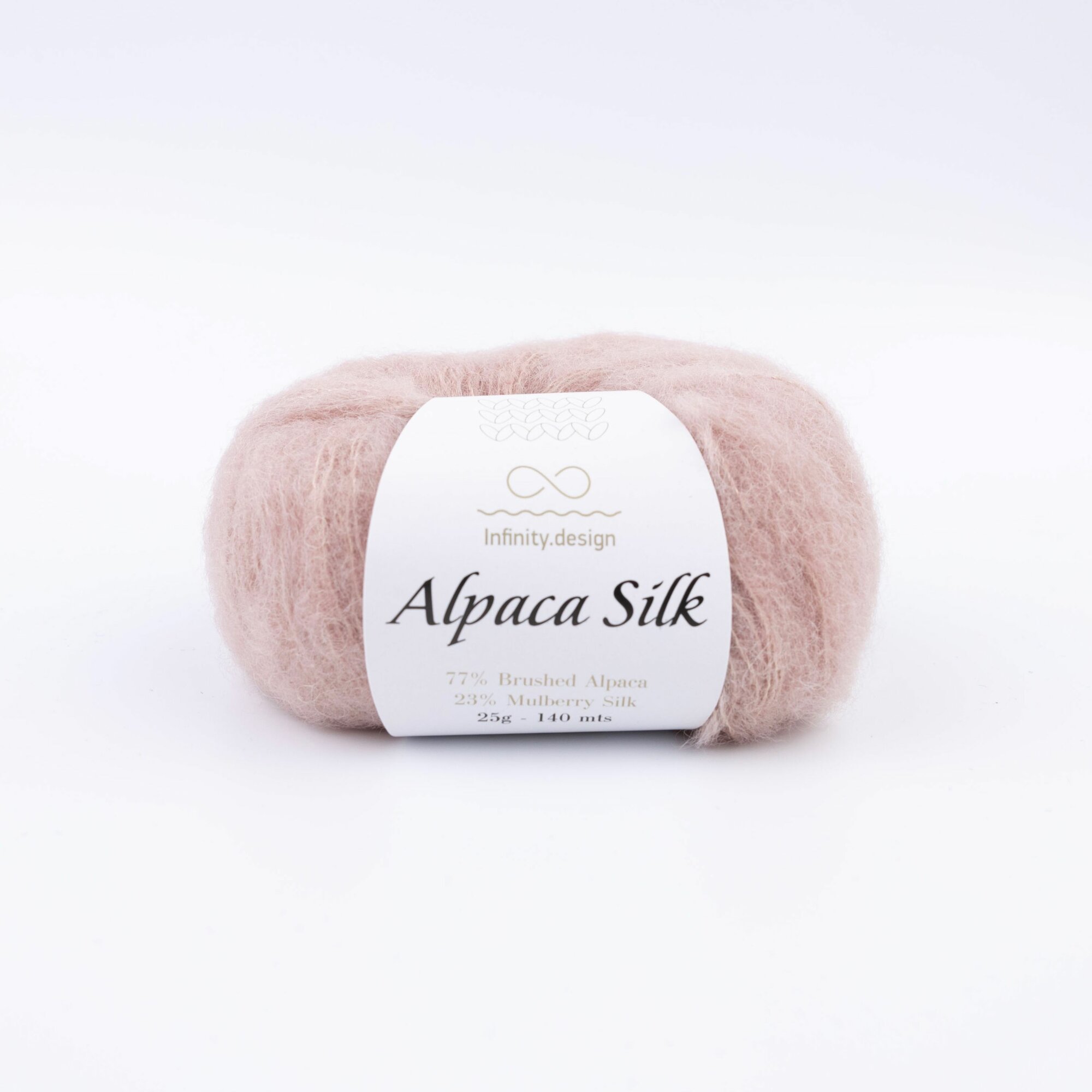 Пряжа INFINITY Alpaca Silk 2650 (1 моток), 77% альпака, 23% шелк, 25г, 140м