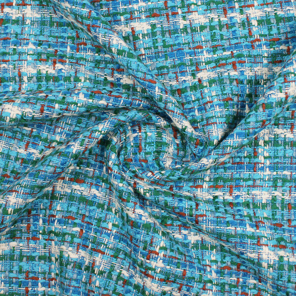 Ткань Ткани-100 Шанель, хлопок/вискоза, отрез 140х100 см, 320г/м²