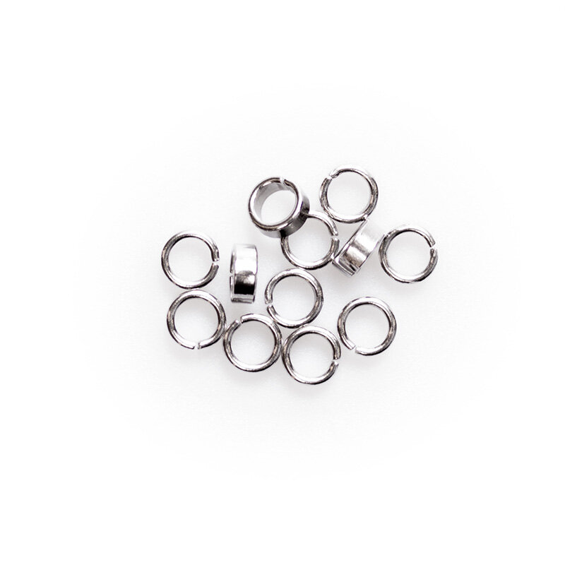 Соединительное колечко, 7мм (толщина 3.0мм, внутренний размер 5мм), базовый материал - нержавеющая сталь, без покрытия, 5 грамм