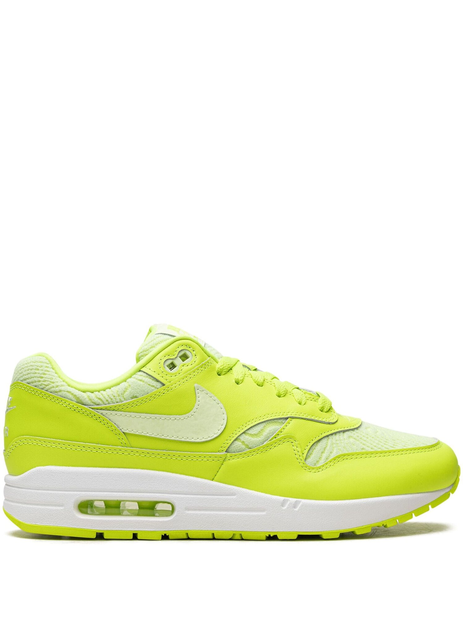 Кроссовки NIKE Air Max 1 PRM Volt, размер 10 US, зеленый,