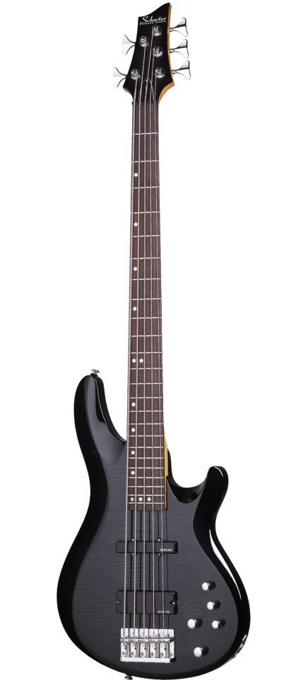 Schecter C-5 DELUXE STBLK Гитара бас, 5 струн, корпус: липа, гриф: клён, звукосниматели: Schecter