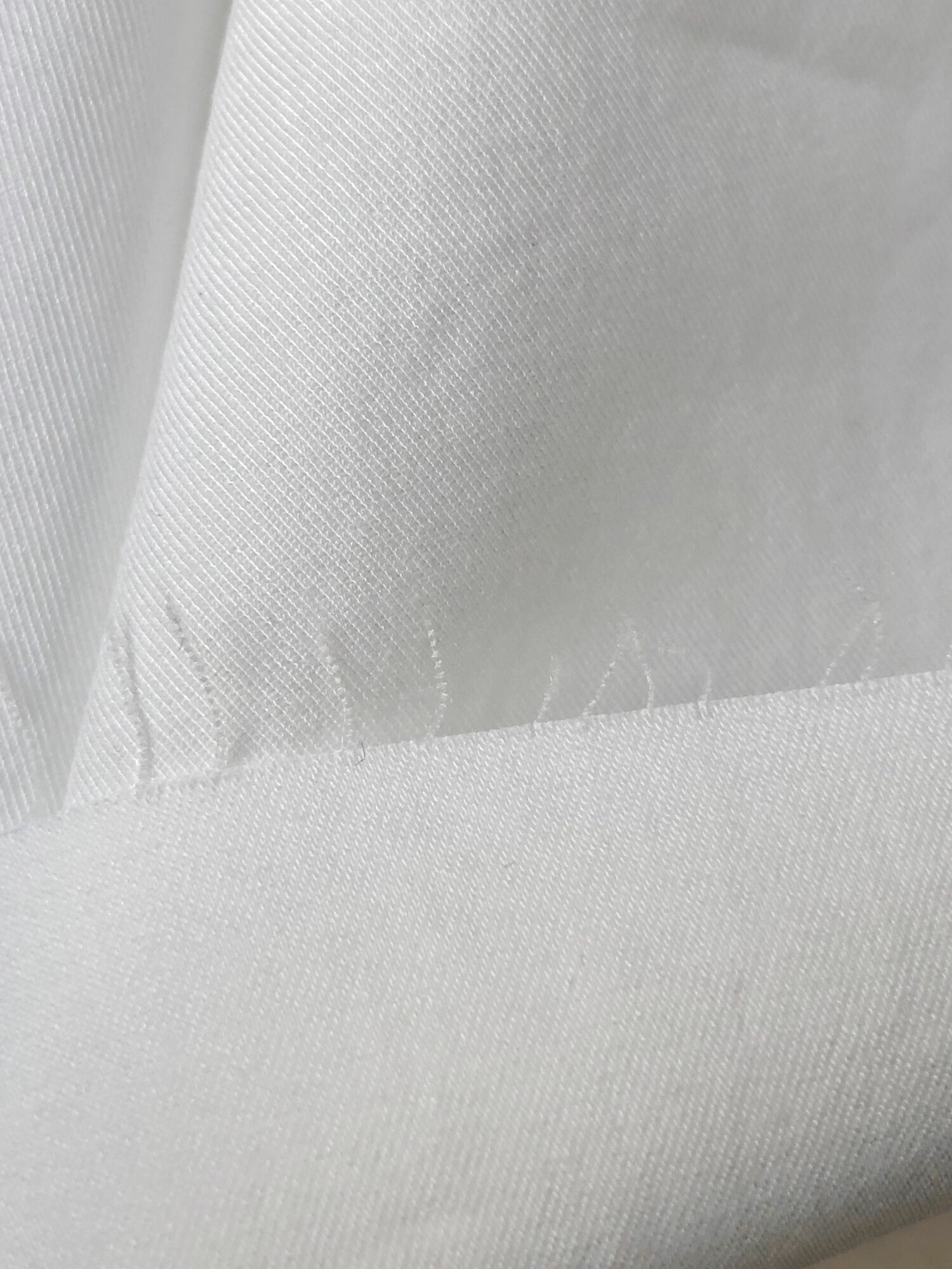 Ткань Хлопок, плательно-рубашечный, молочно-белый, Италия