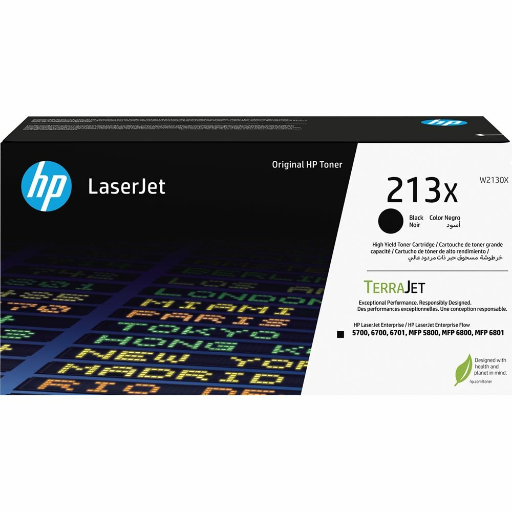 Картридж для лазерного принтера HP 213X Black (W2130X)