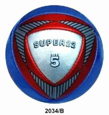 Мяч футбольный SUPER 22, size5, PU,4-х сл,420гр.