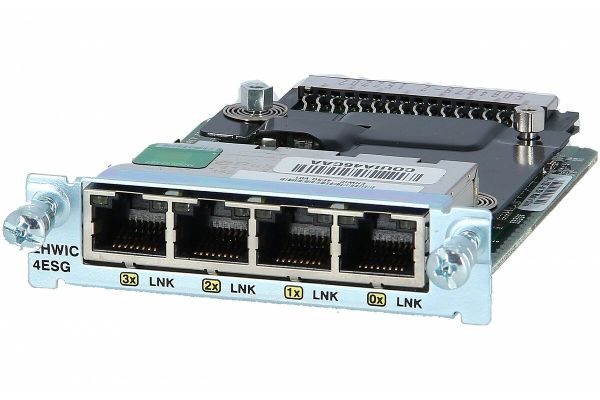 Интерфейсный модуль Cisco EHWIC-4ESG 4 x RJ-45 10/100/1000Base-T