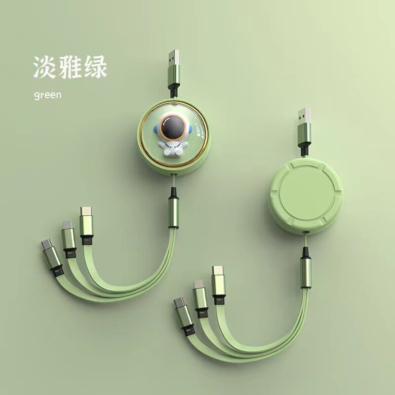 Космическая капсула года Дракона, кабель для передачи данных «три в одном», индивидуальный узор, логотип, рекламный