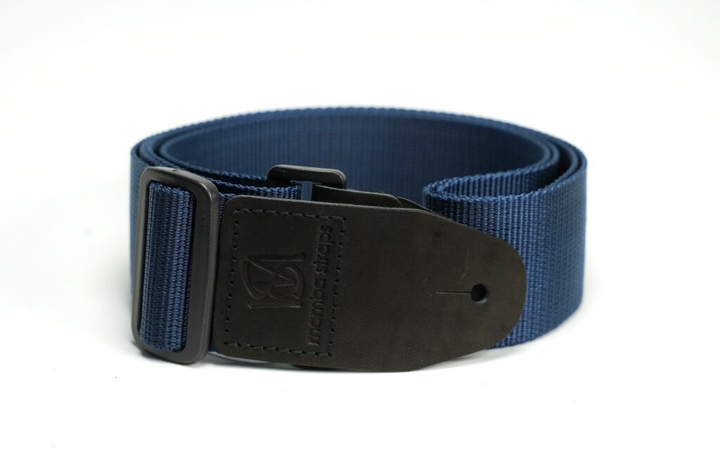 MB5031-022 Ремень для гитары, нейлоновый, темно-синий, Mamba straps