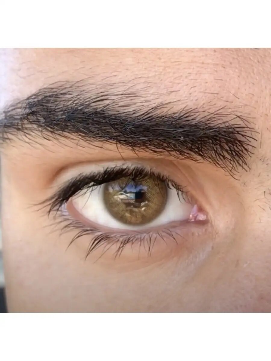 Цветные линзы Cloud Brown 0.0