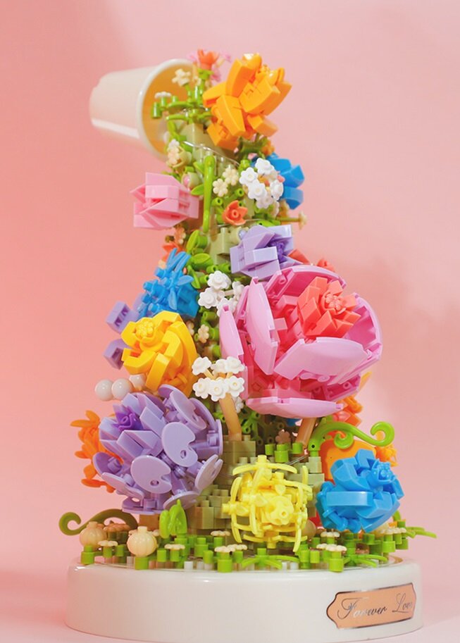 Конструктор 3D из миниблоков Balody Летние Цветы, 1095 деталей - BA200630