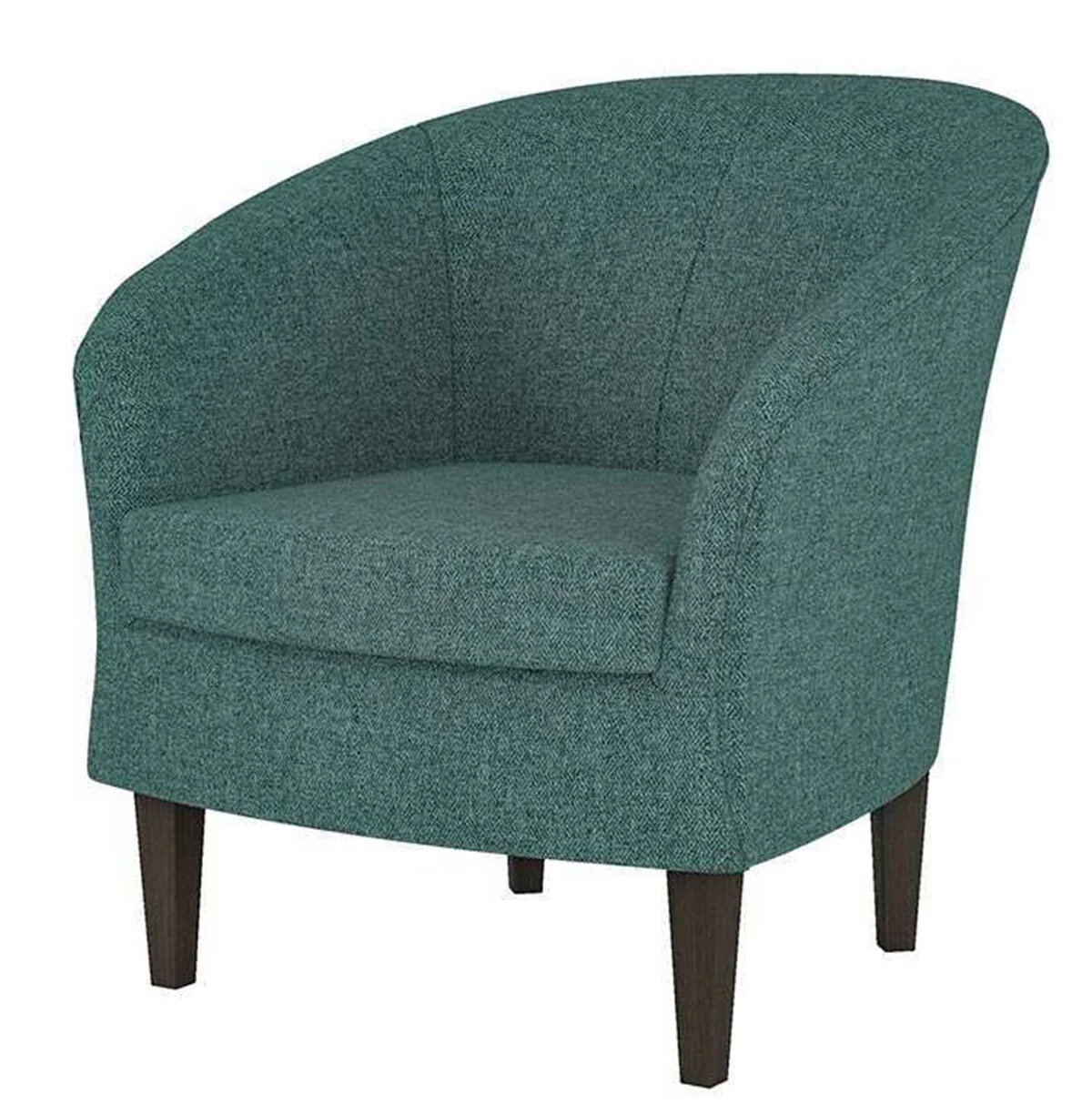 Кресло Оскар с подлокотниками, деревянные ножки, Рогожка Sherlock 673